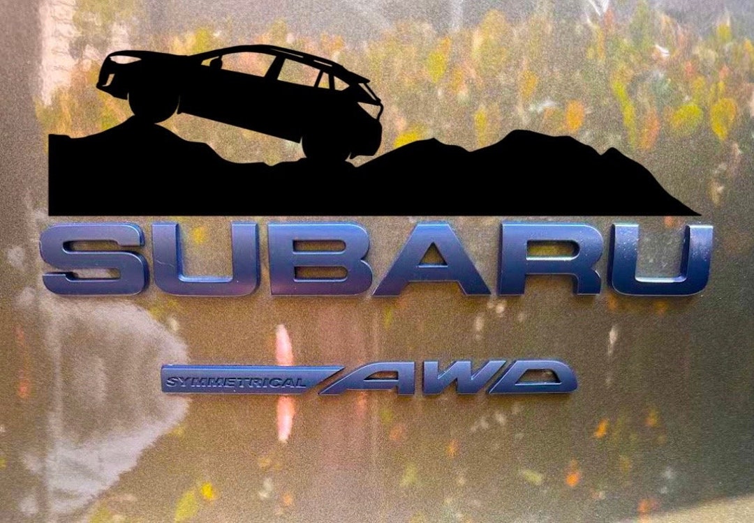 Over Badge Decal Off-road, Off-road Decal for Trunk Rear Subie, Vinyl ...