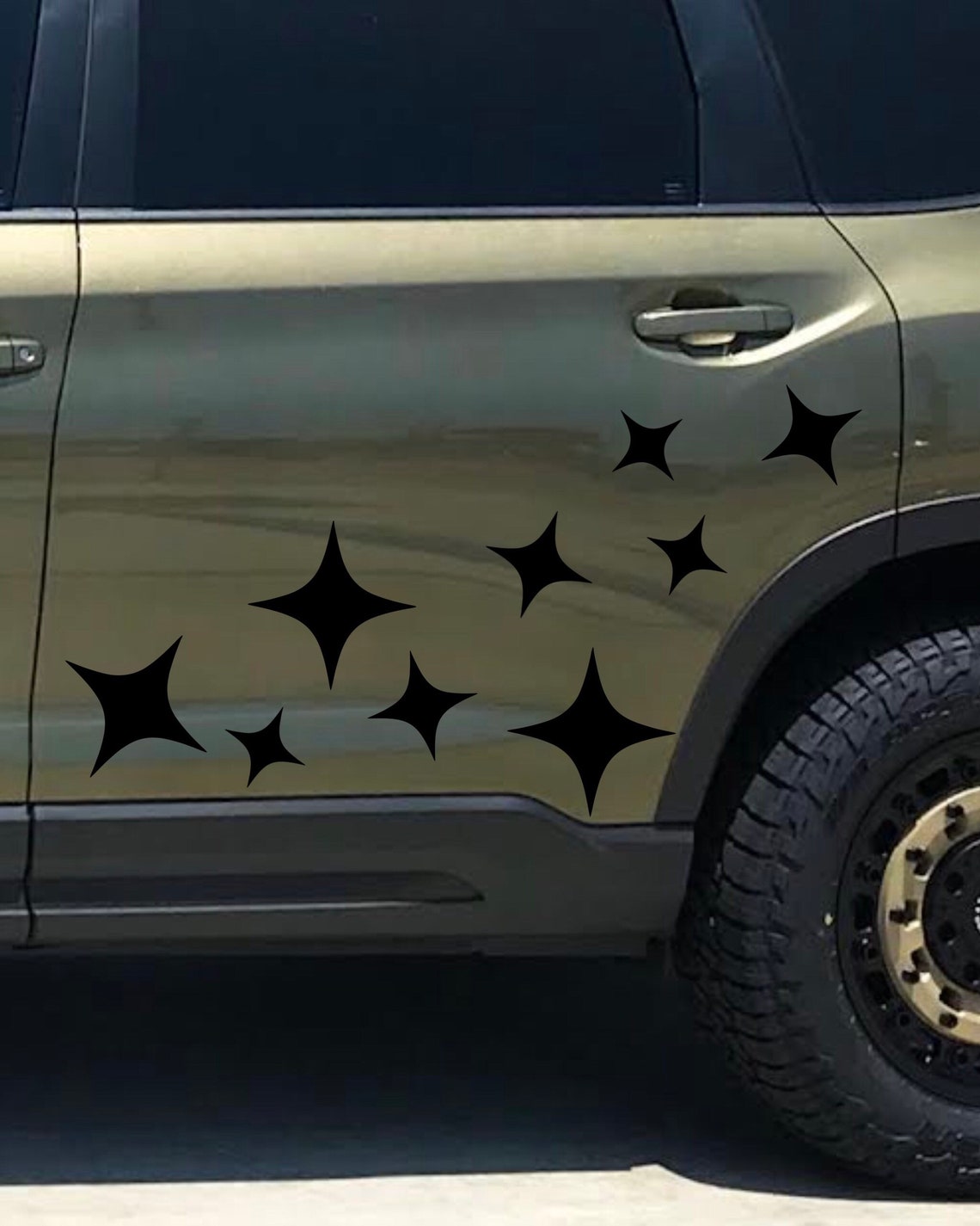 Twinkle Stars Side Decals, Set of 12, JDM Decals, Side Body, Side ...