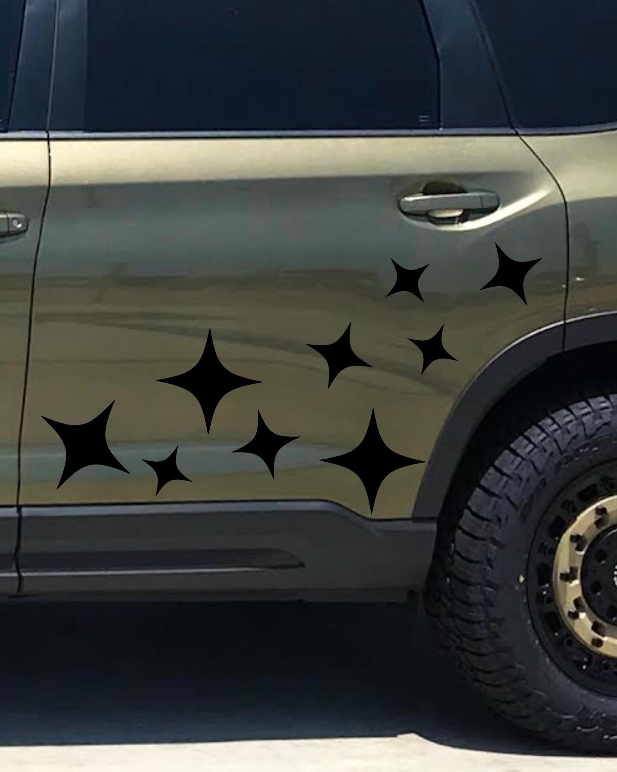 Twinkle Stars Side Decals, Set of 12, JDM Decals, Side Body, Side ...