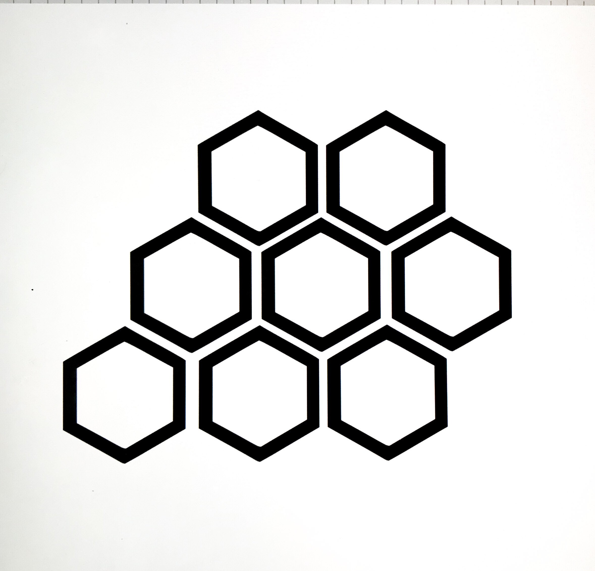 Honey comb decal pack individually cut | Etsy