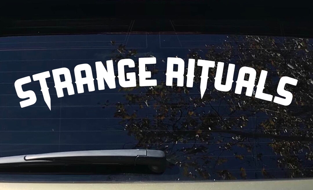 Strange Rituals Decal, Windshield Decal, Car Sticker, Banner, JDM Decal ...