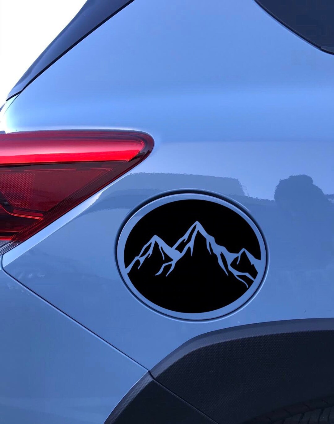 Gas Cap Cover Overlay Decal, Fuel Door Cover Fits 2018-2023 Crosstrek ...