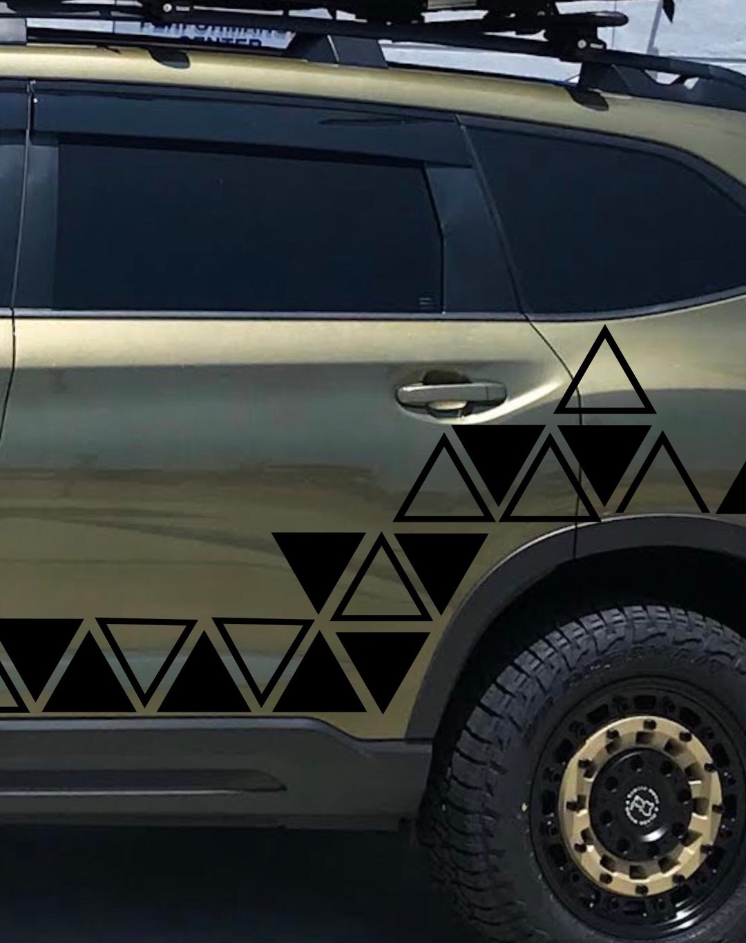 Triangle Decal Pack Individually Cut, Panel Graphics, Side Body, Side ...