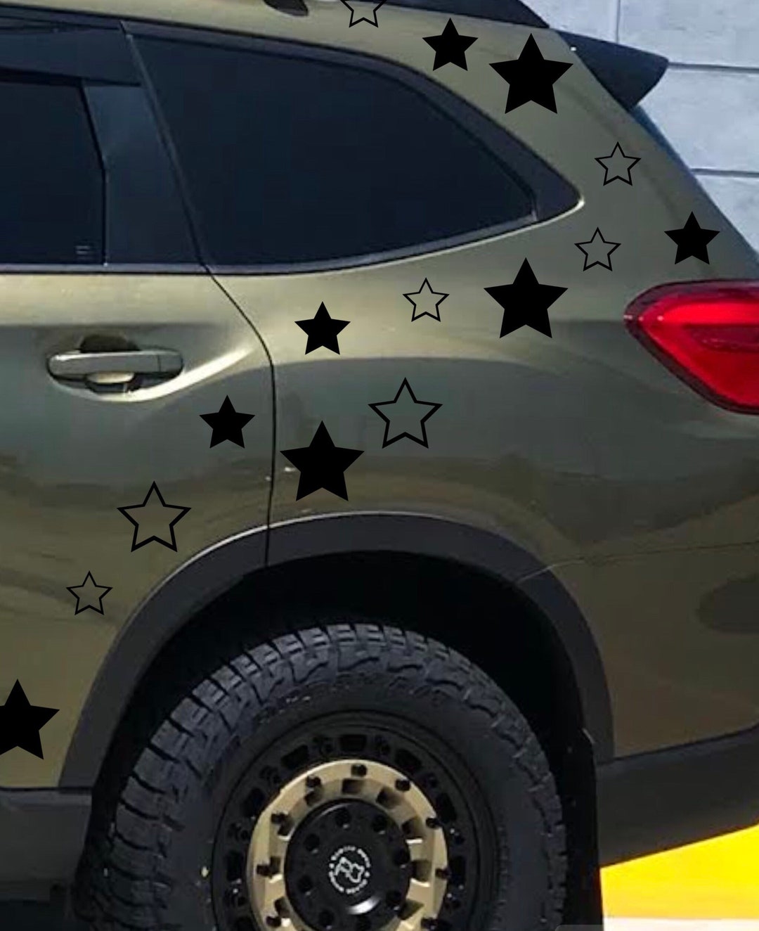Star Decal Pack Individually Cut, Panel Graphics, Side Body, Side ...