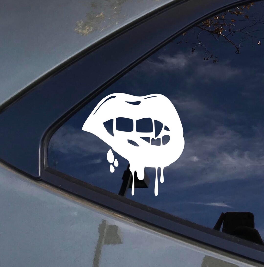 Vampire Halloween Decal, Laptop Decal, Hydro Flask, Car Accessories ...