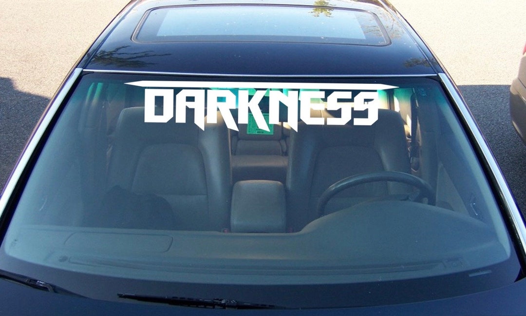 Darkness Decal, JDM Car Window Decal, Sticker, Bumper Sticker ...