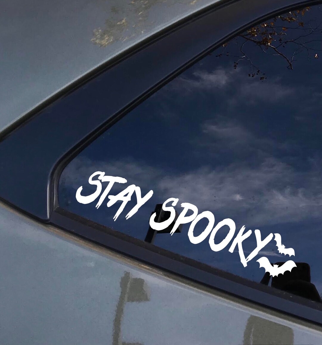 Stay Spooky Halloween Decal, Windshield Decal, Car Sticker, Windshield ...