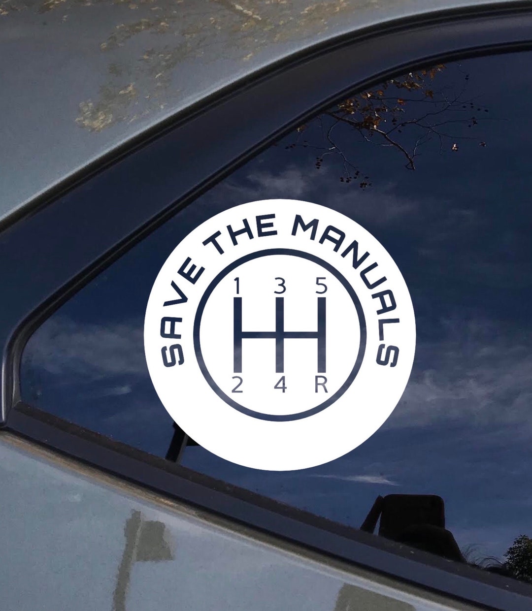 Save the Manuals Decal, Windshield Decal, Car Sticker, Car Decal ...