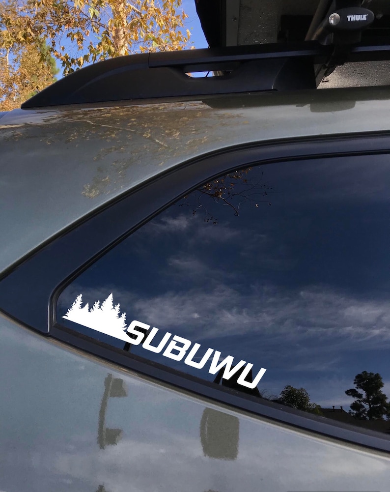 Subie Subuwu Decal Windshield Decal Car Sticker Windshield - Etsy