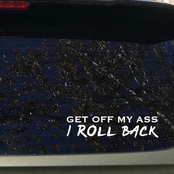 Will Roll Back Decal - Etsy