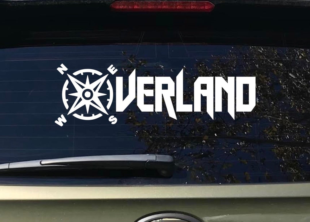 Overland Decal, Mountain Trees, off Road Window Decal, Wilderness ...