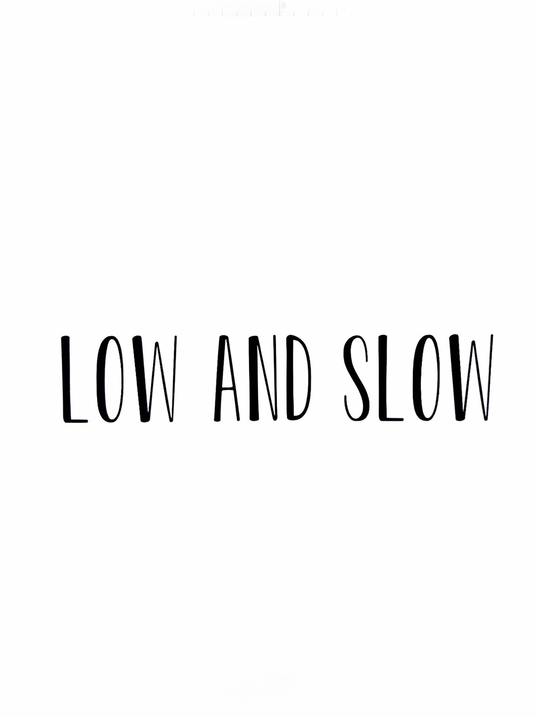 Low and Slow Decal - Etsy