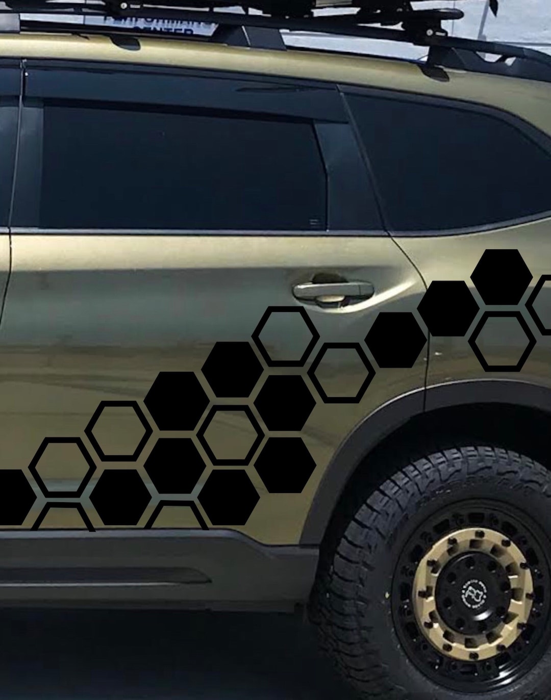 Honey Comb Decal 20 Pack Individually Cut, Side Body, Side Graphics ...