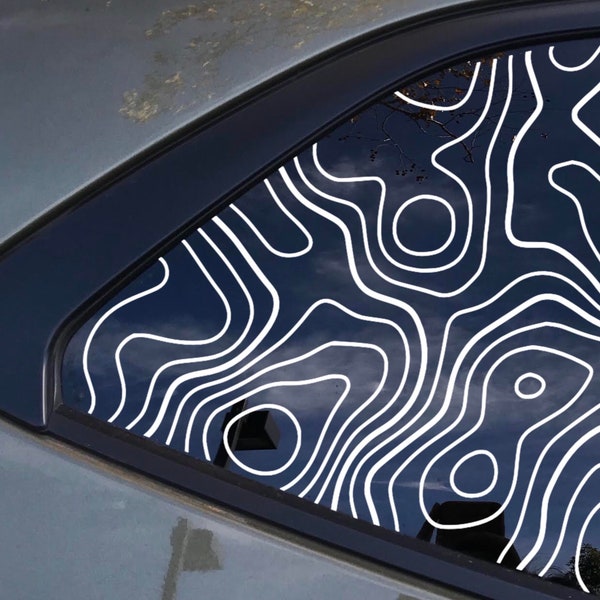 Topography Car Decals - Etsy
