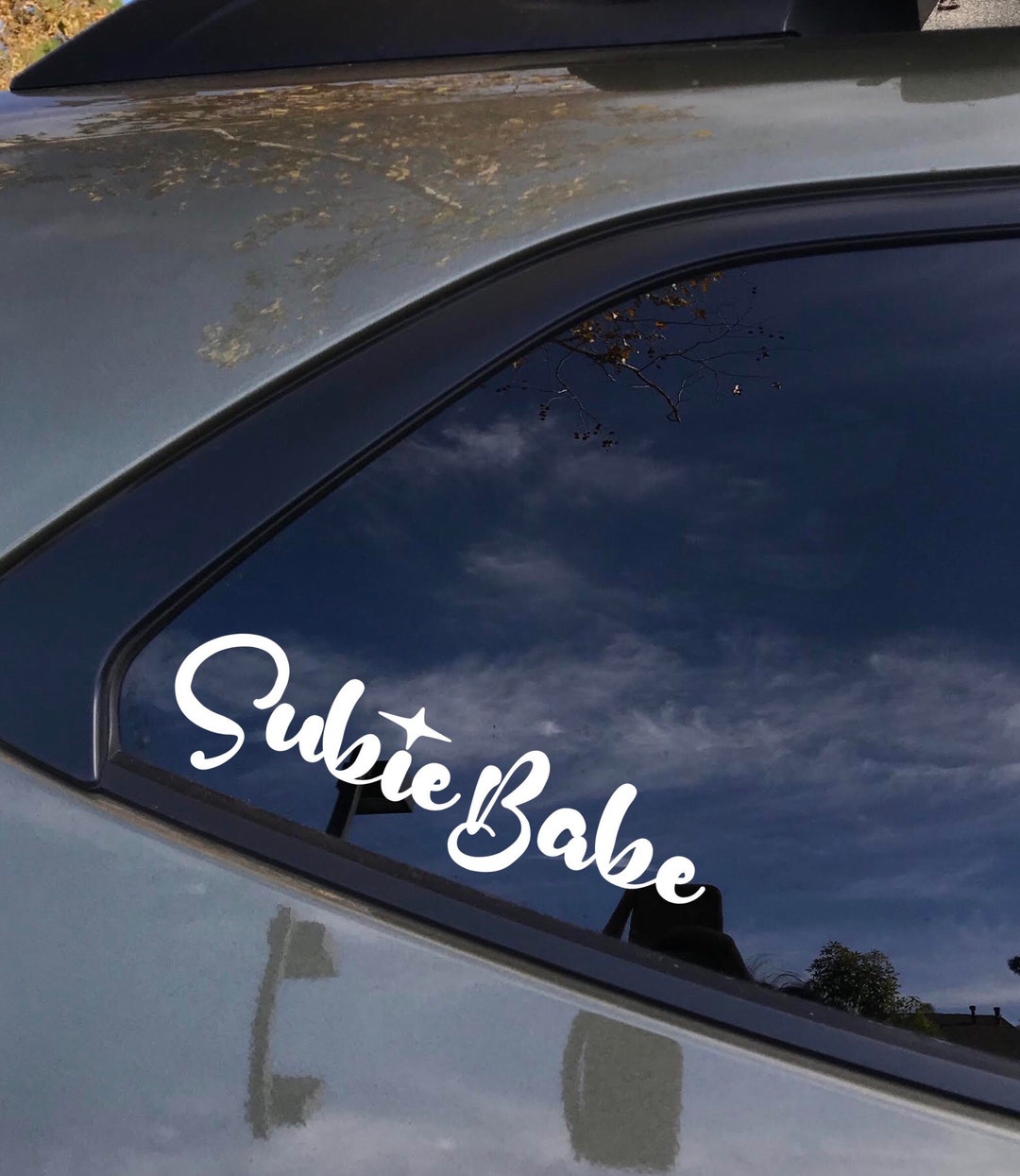 Subie Babe Decal, Windshield Decal, Car Sticker, Windshield Banner, JDM ...