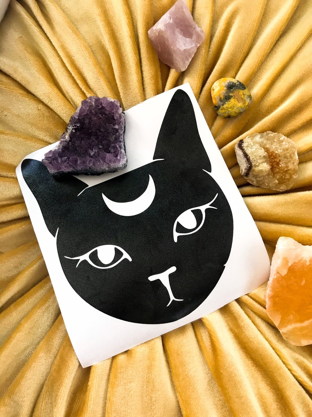 Cat Decal, Black Cat Decal, Crazy Cat Lady Decal, Tumbler Decal, Laptop ...