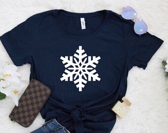 Snowflake shirt | Etsy