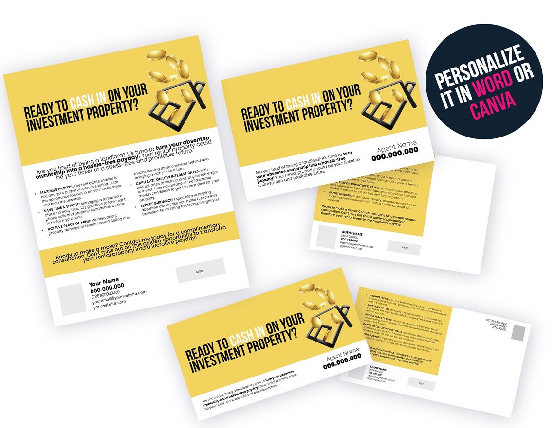 Tired of Your Absentee Ownership? | Real Estate Marketing Templates for ...