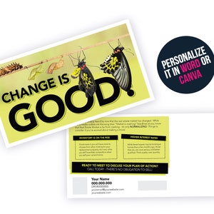 Change is Good Real Estate Marketing Templates Bundle for the Changing ...