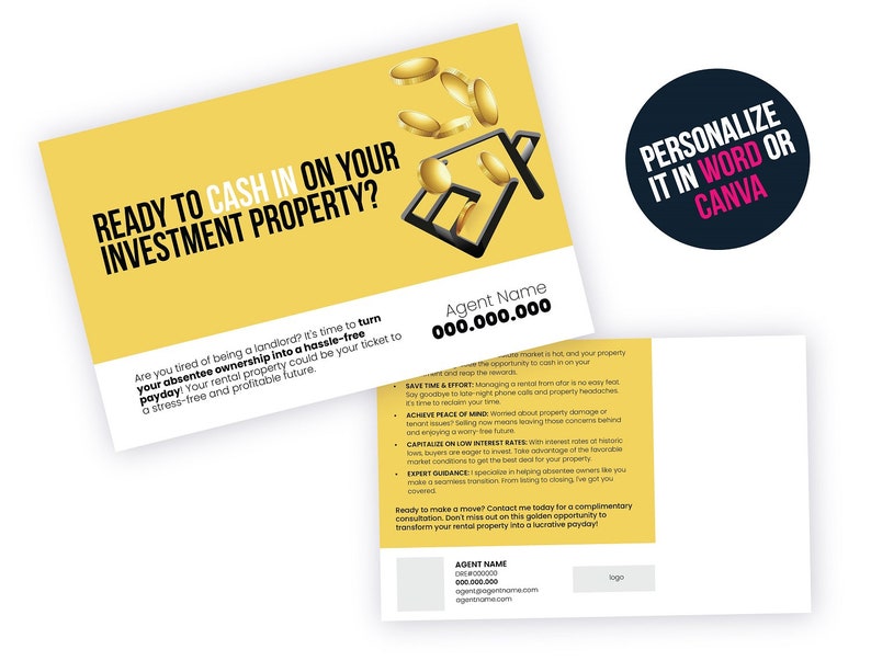 Tired of Your Absentee Ownership? | Real Estate Marketing Templates for ...