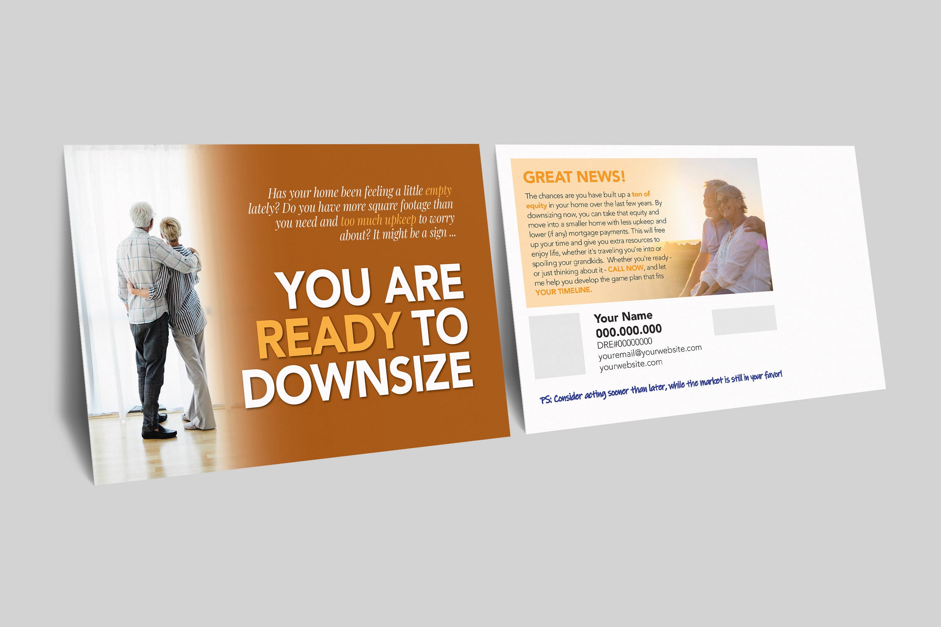 Your Are Ready to DOWNSIZE! | Real Estate Marketing Templates Bundle ...