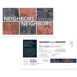 Real Estate Marketing Template Helping Neighbors Bringing Community ...