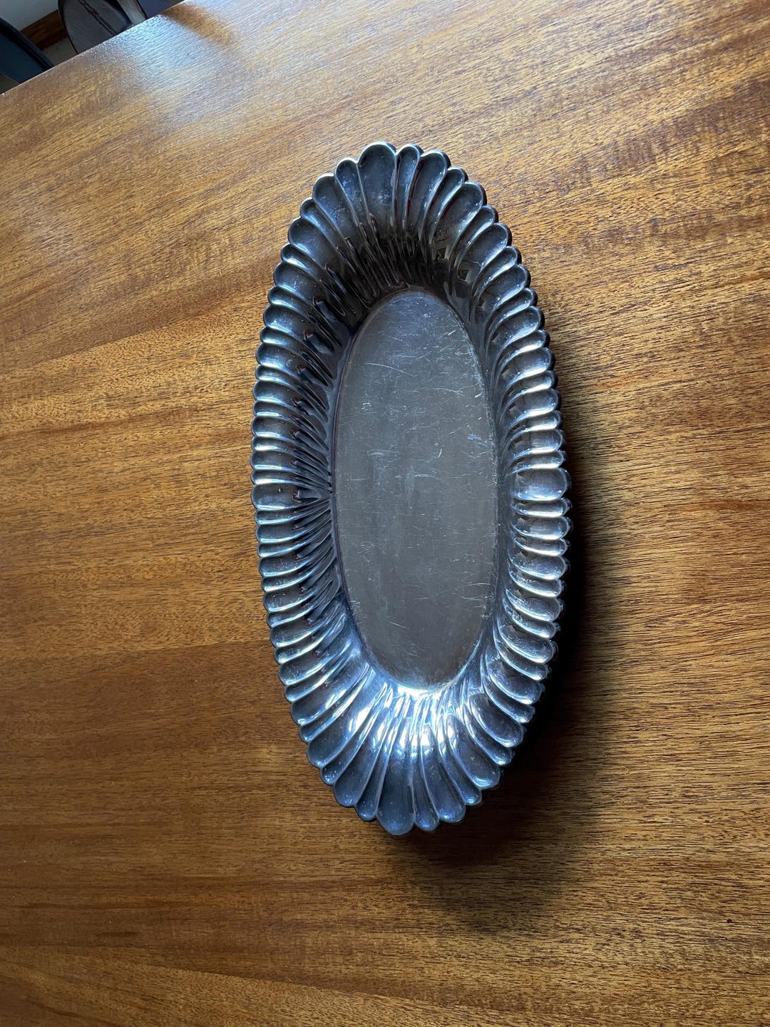 Fluted Edged Bread Tray. Sterling Silver - Etsy