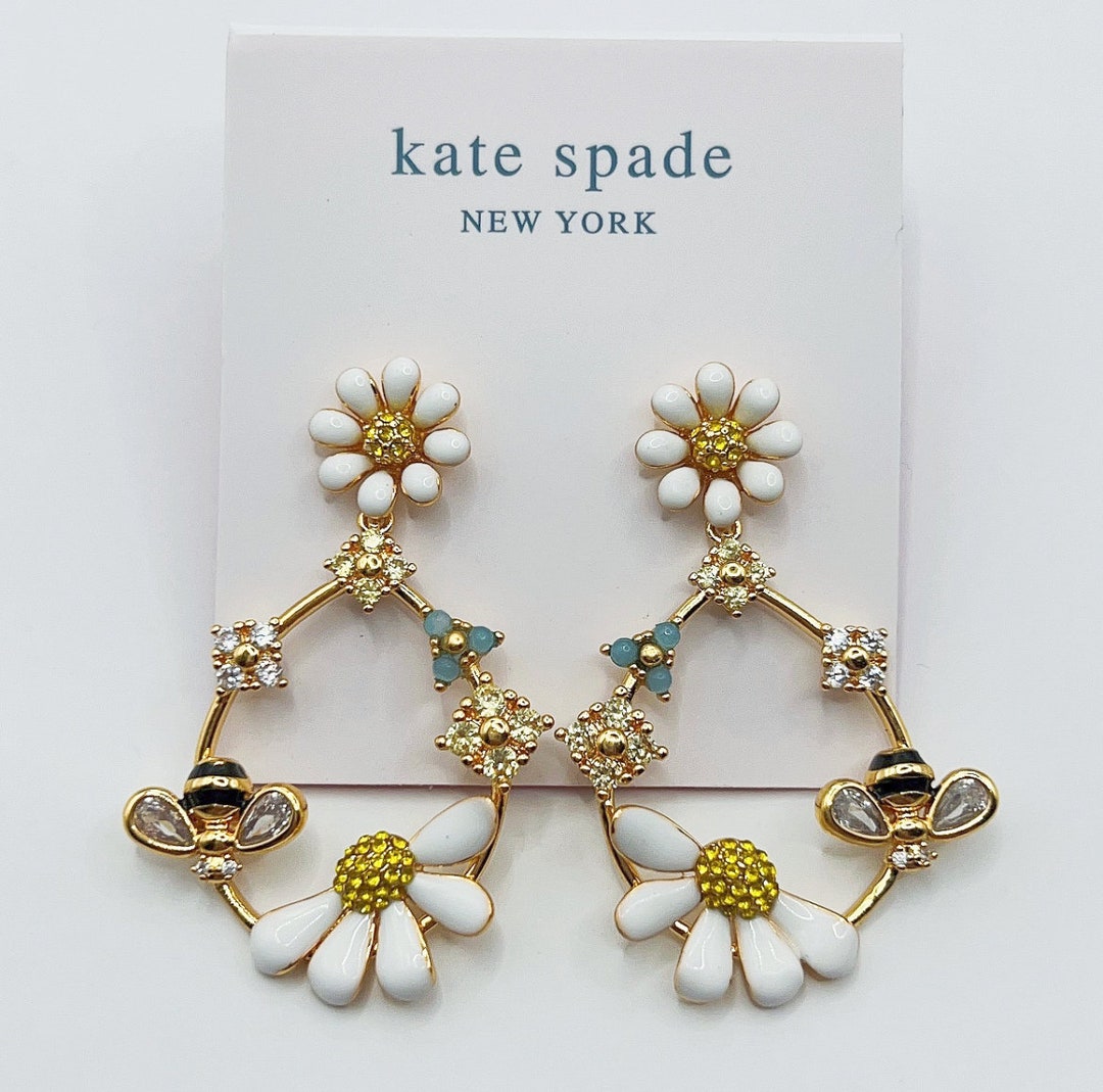 Kate Spade Bee and Daisy Earrings - Etsy