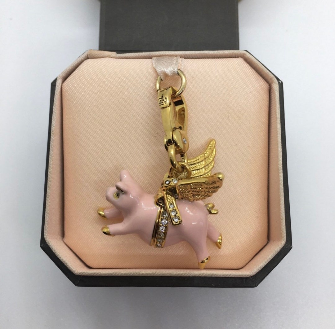 Juicy Couture Flying Pig Charm - Etsy