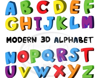 Puzzle Alphabet SVG Digital Download - Fun Alphabet SVG Fonts Instant ...
