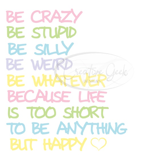 Silly Word Clipart