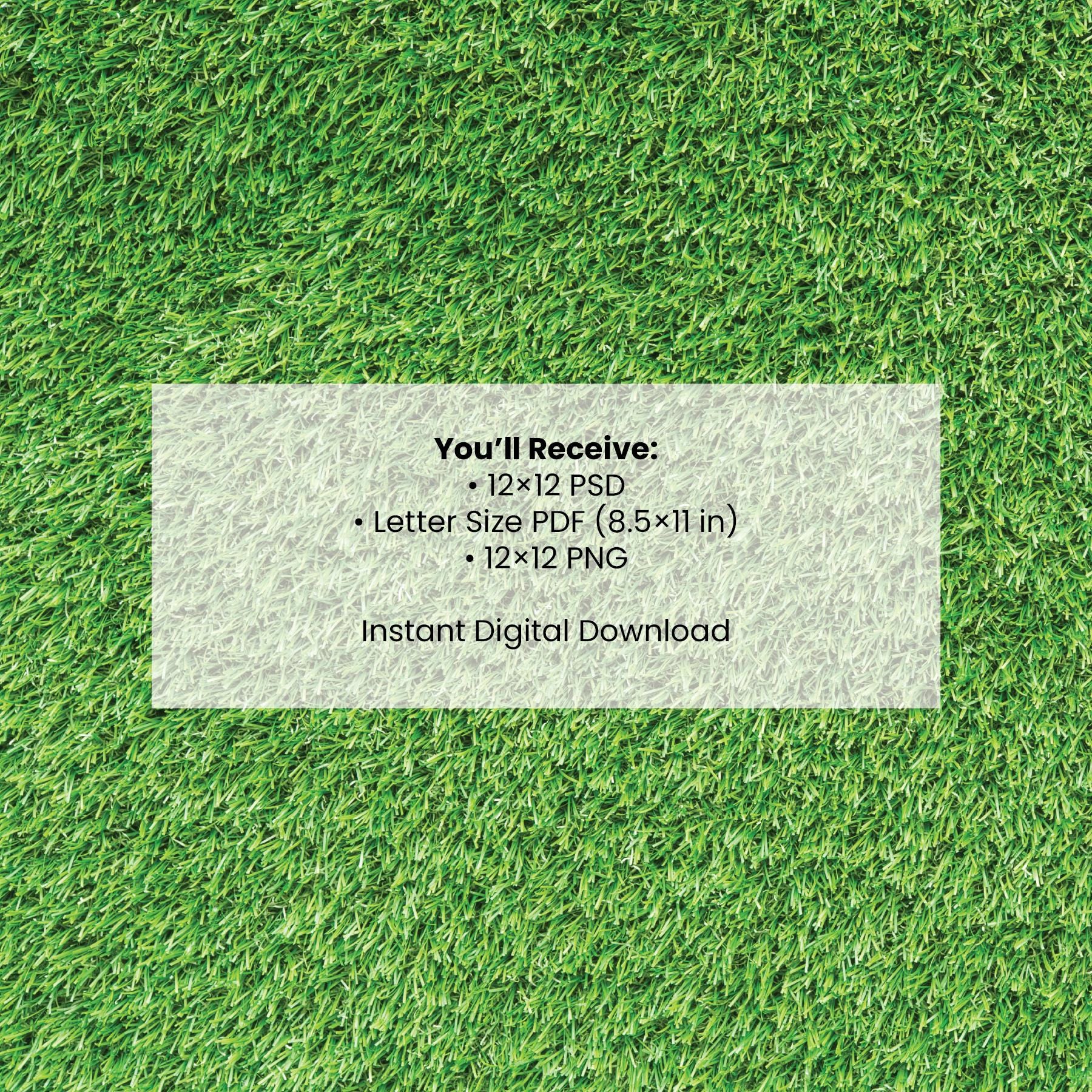 Grass Digital Paper - Turf Background Instant Download - Grass Texture ...