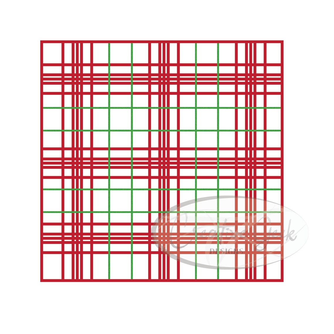 Plaid Background SVG Digital Download Christmas Plaid SVG | Etsy