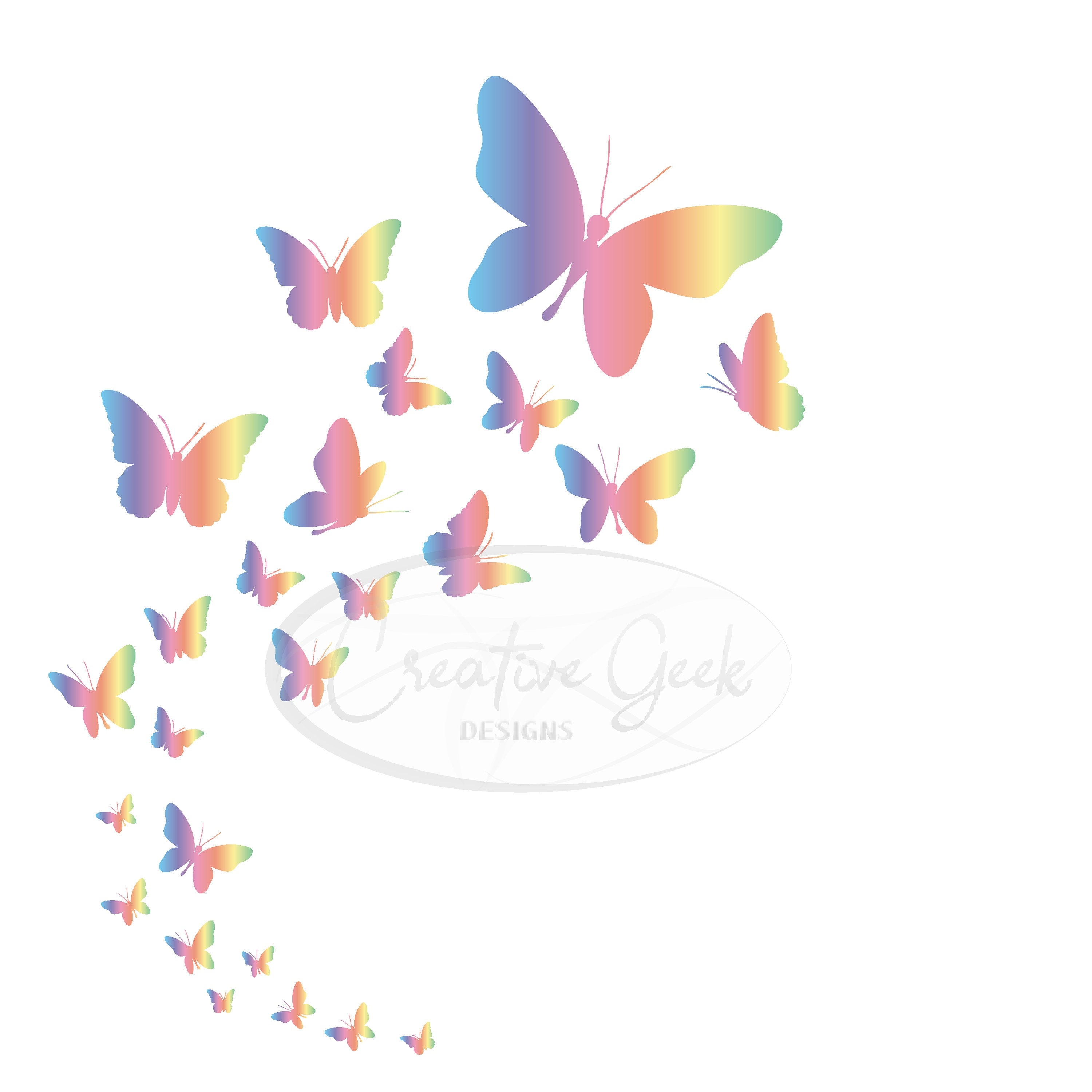 Background Butterfly SVG Digital Download - Butterfly Background SVG ...