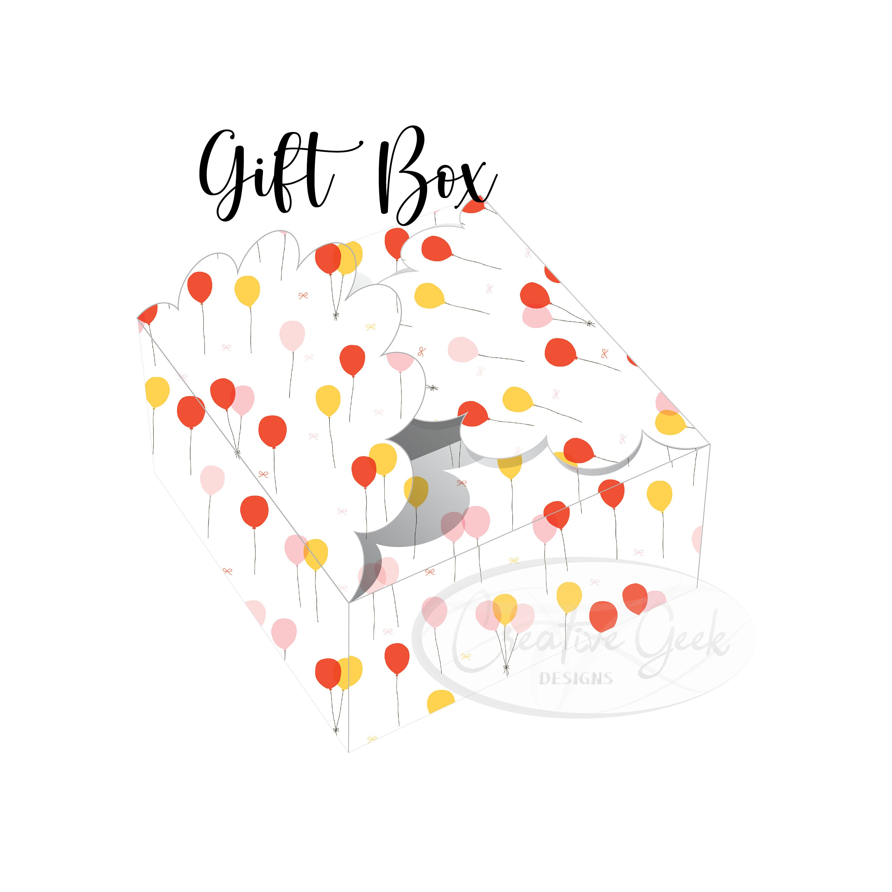 Gift Box SVG Digital Download - Candy Box SVG Instant Download - SVG ...