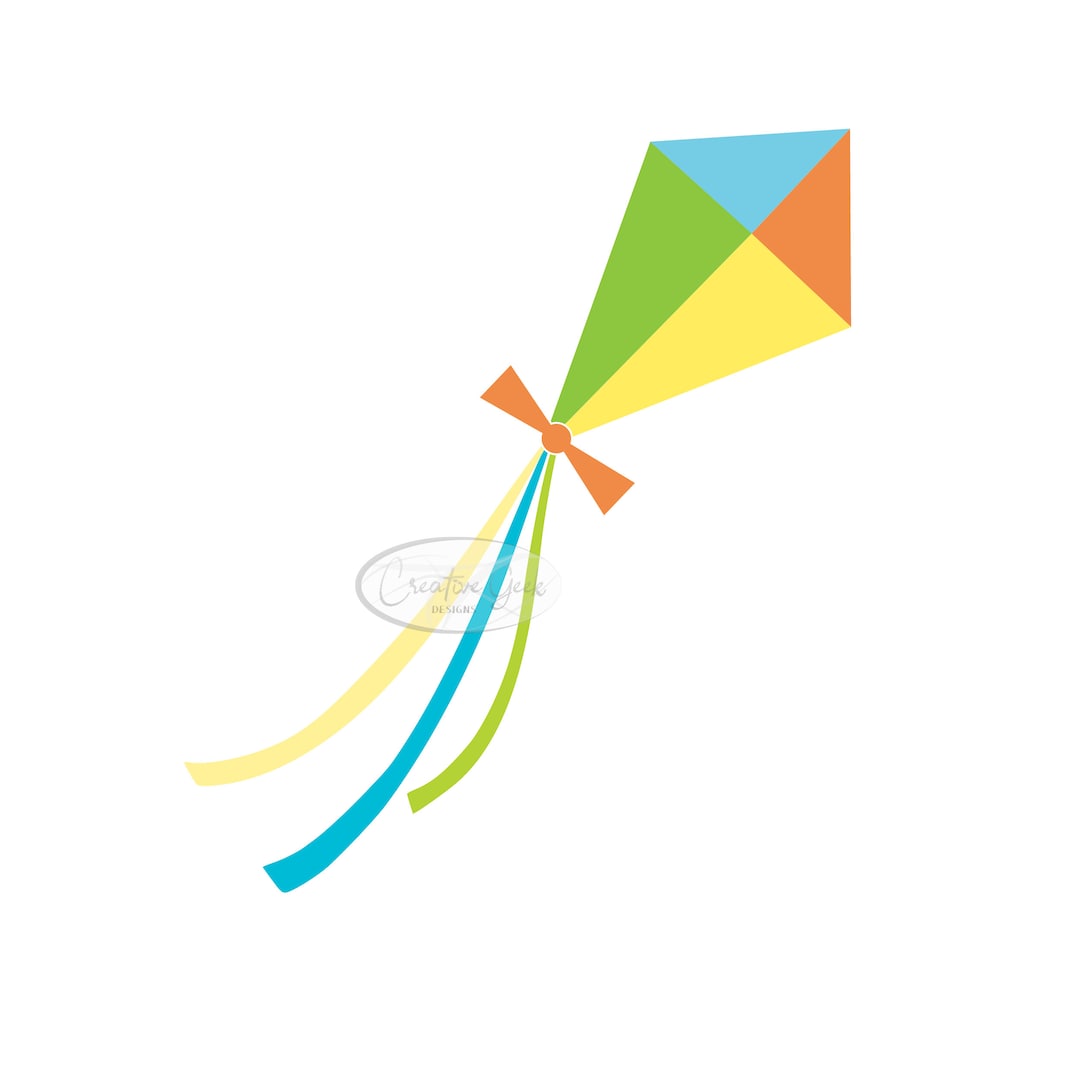 Kite Digital Download SVG - Die Cut Shapes - Kite Printable Art - Die ...