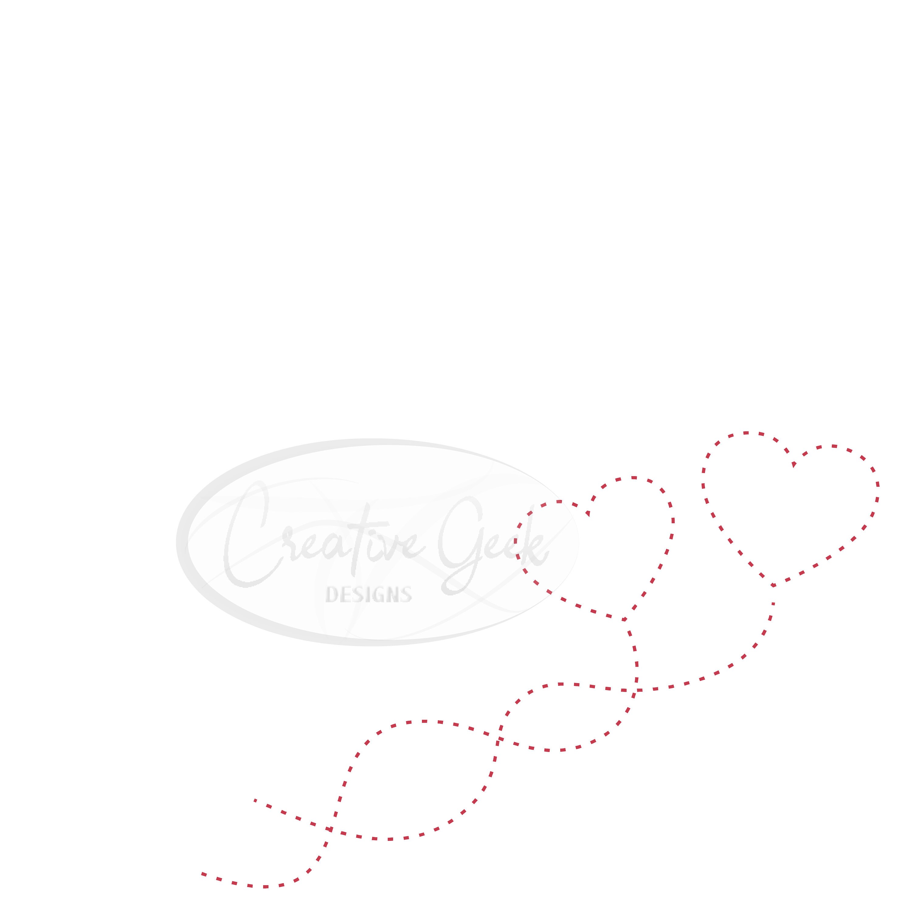 Stitched Hearts SVG Digital Download Valentines Day SVG - Etsy