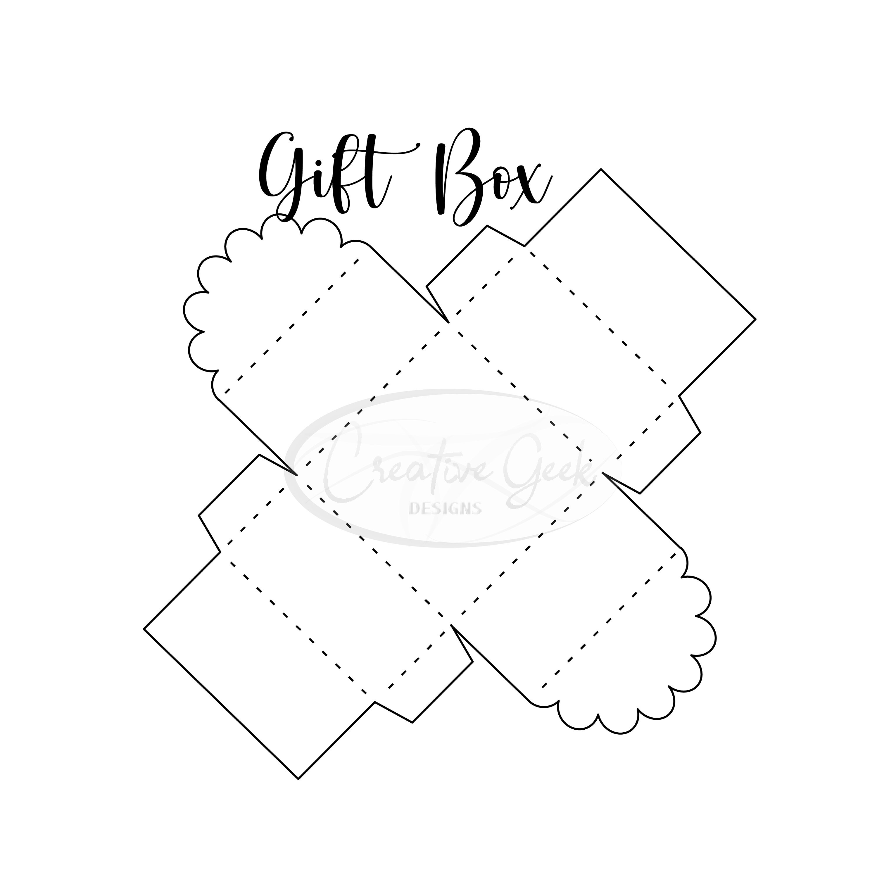 Gift Box SVG Digital Download Candy Box SVG Instant Download | Etsy