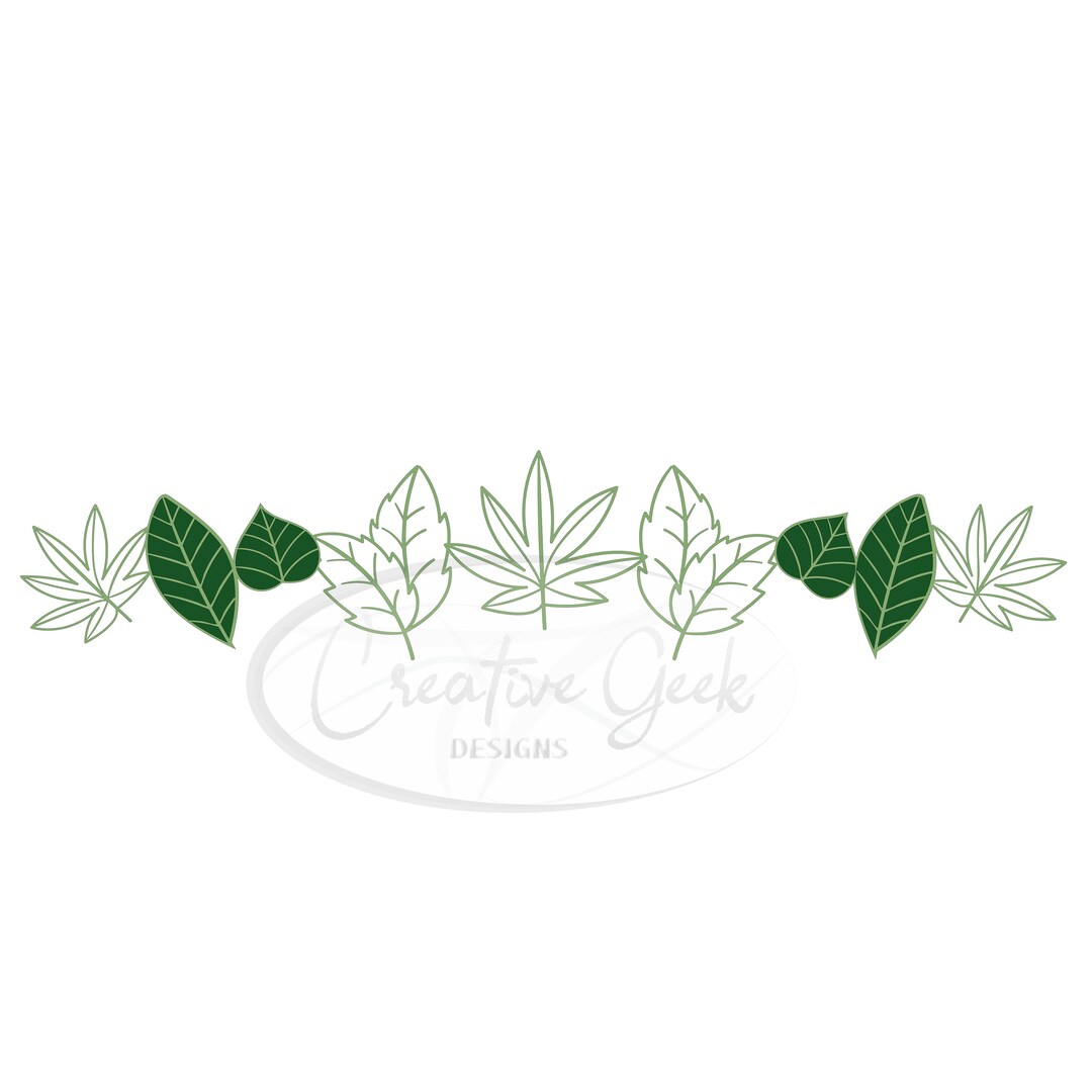 Leaf Background SVG Digital Download - Autumn SVG Instant Download ...