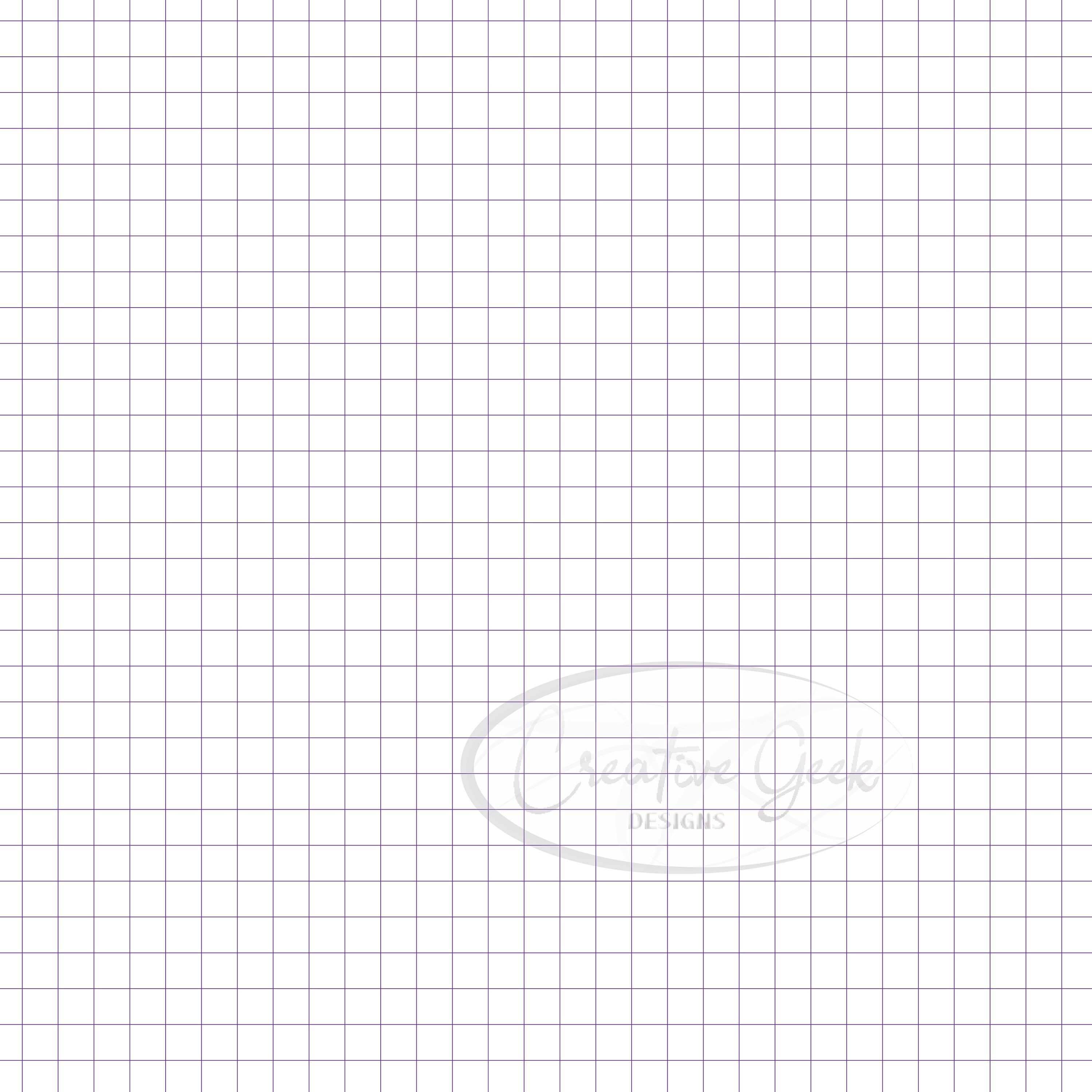 Graph Paper Instant Download - Lined Digital Paper 7 Colors - Teacher ...