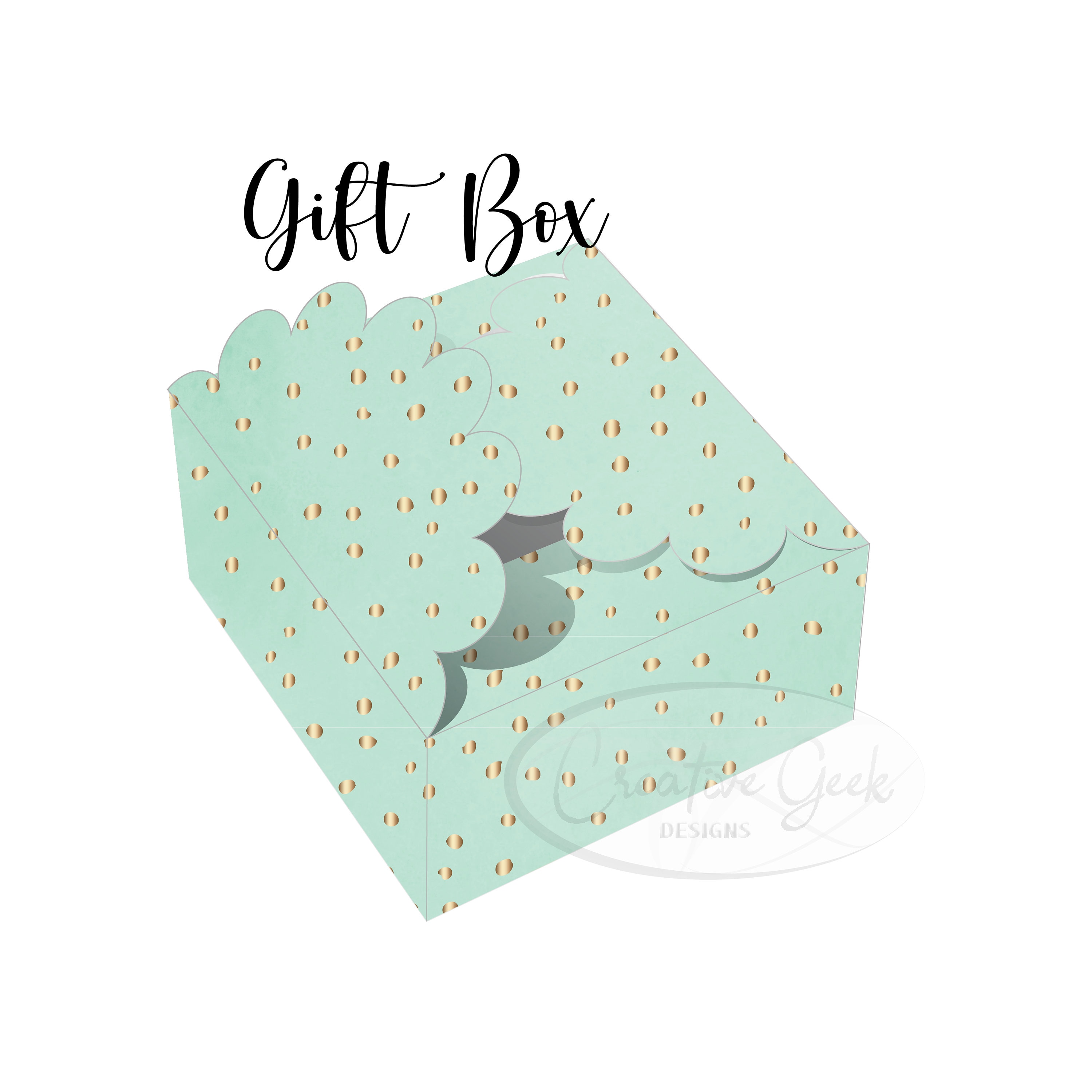 Gift Box SVG Digital Download - Candy Box SVG Instant Download - SVG ...