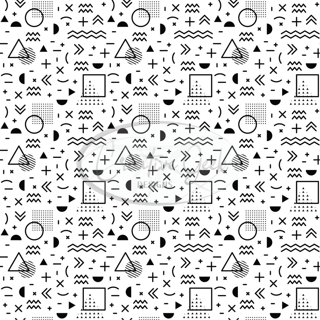 Geometric Digital Paper Instant Download - Printable Paper for Digital ...