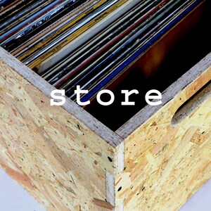 1 X Flat Pack Osb Record Cube - Etsy