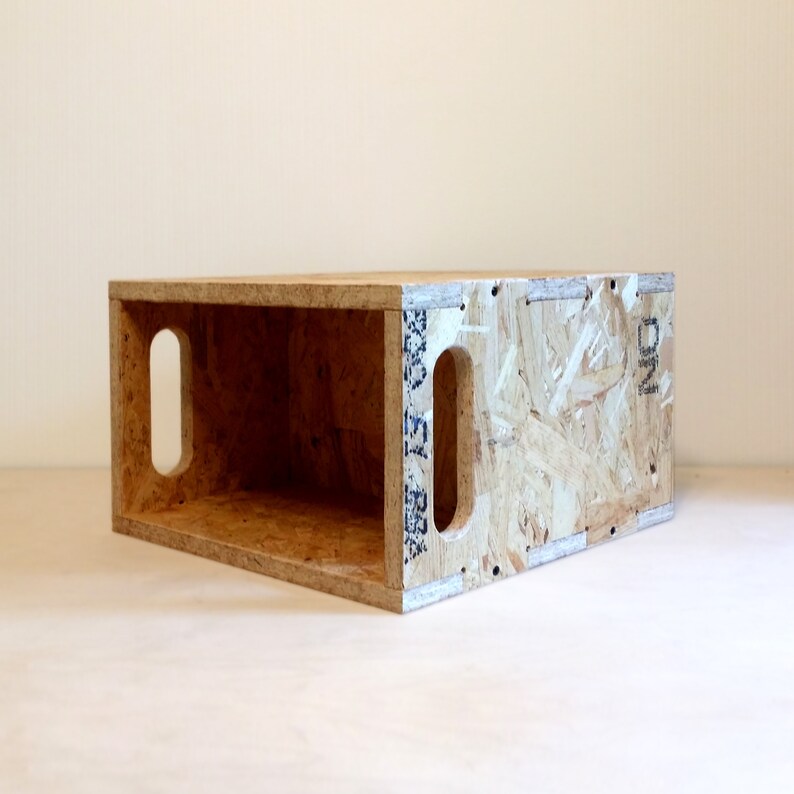 1 X Flat Pack 7 Inch LP Osb Record Crate - Etsy UK