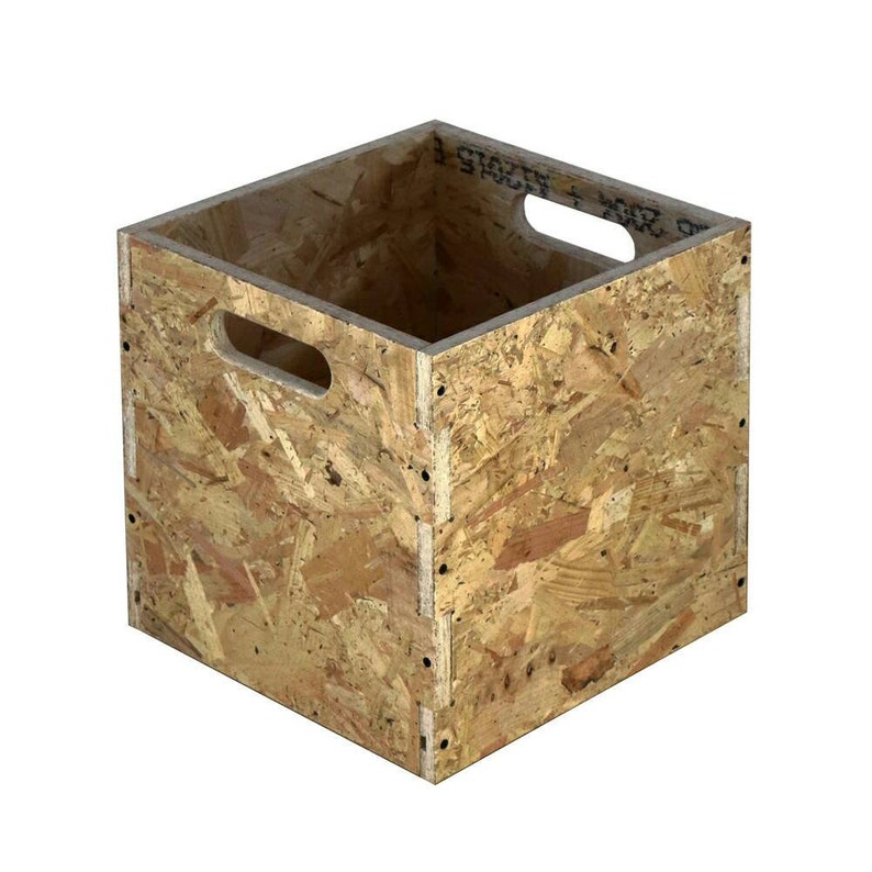 1 X Flat Pack Osb Record Cube - Etsy