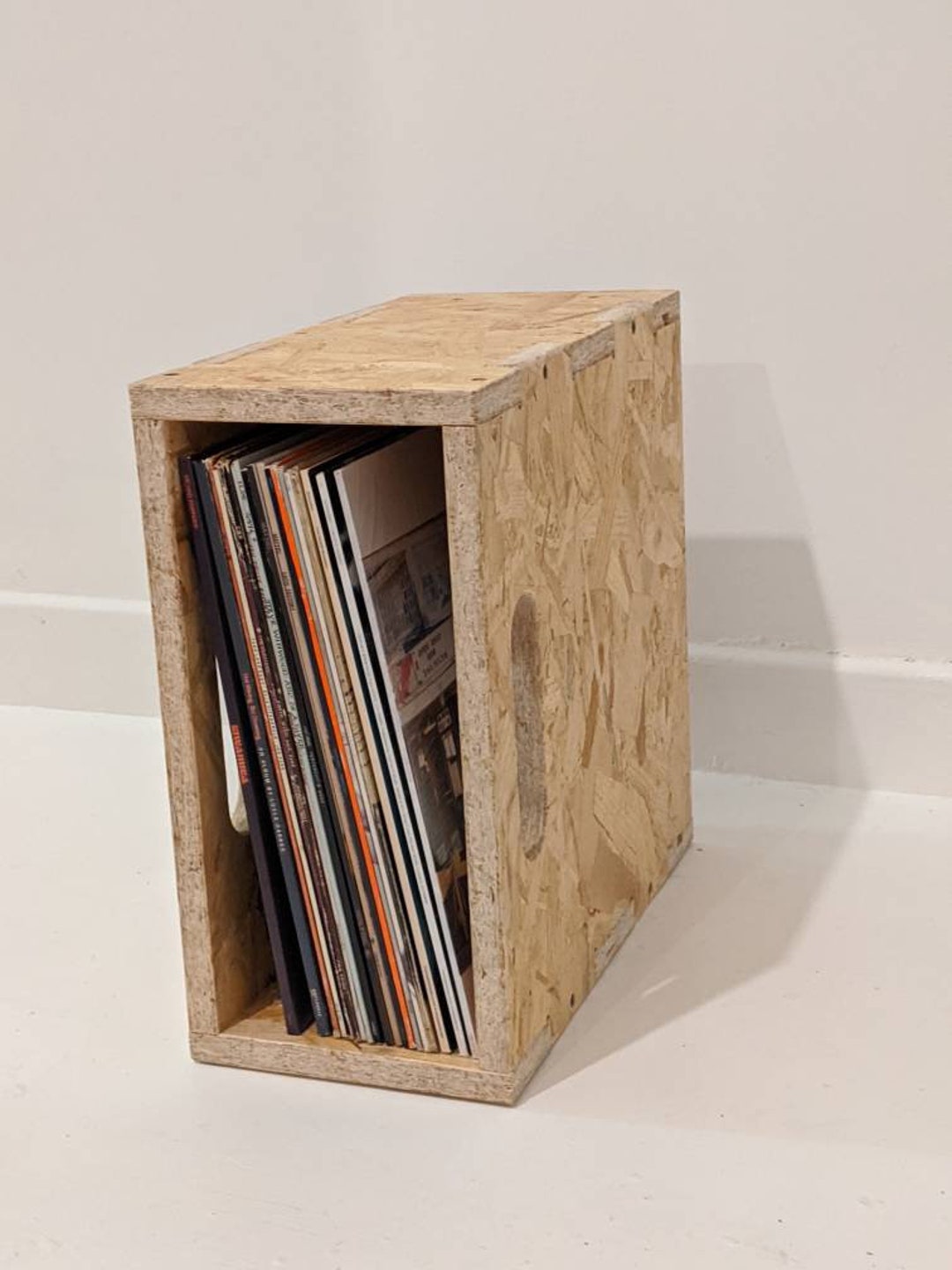 4 Pack 1/2 Width 12" Osb Record Crate - Etsy