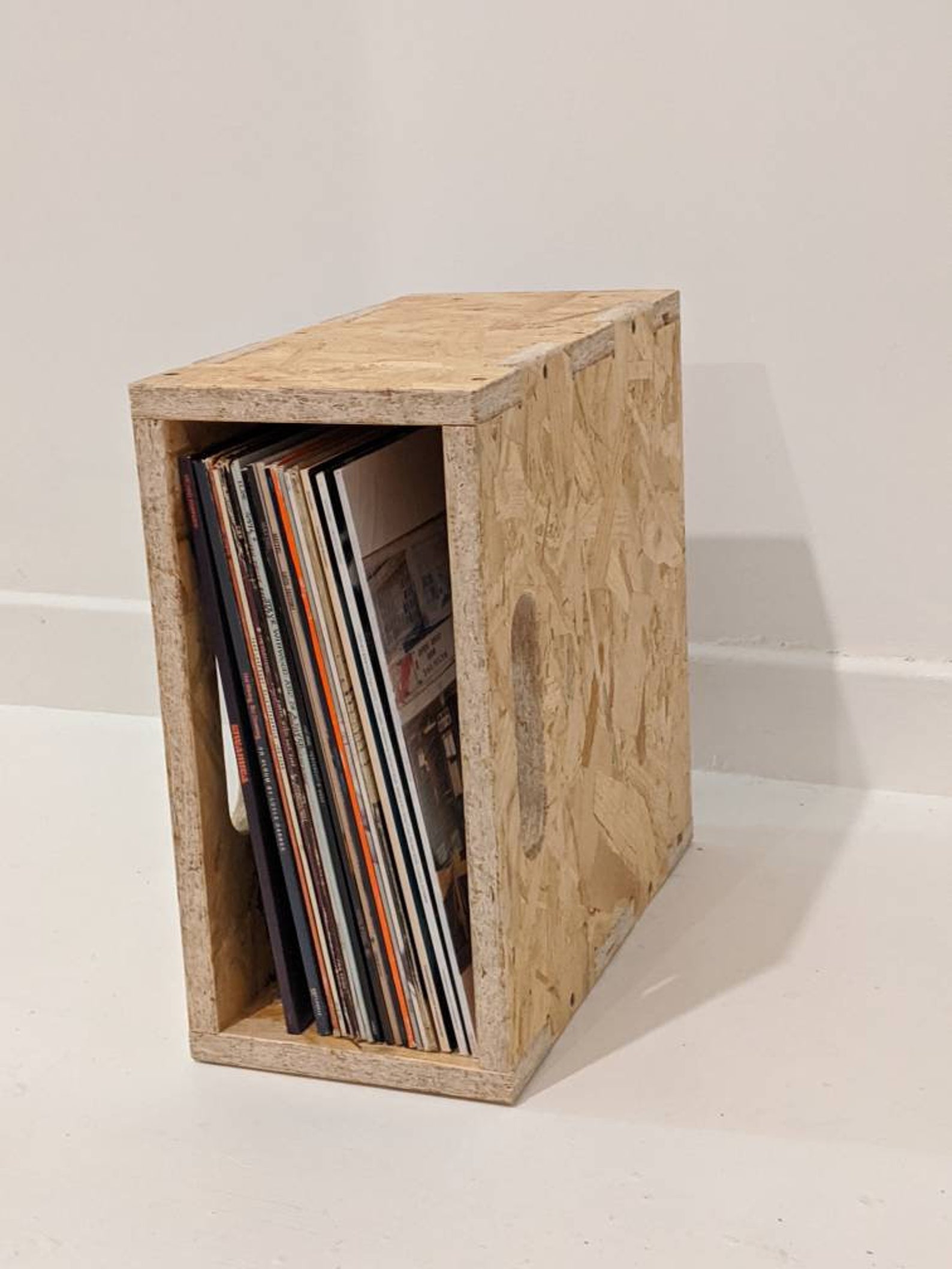 3 Pack 1/2 Width 12" Osb Record Crate - Etsy