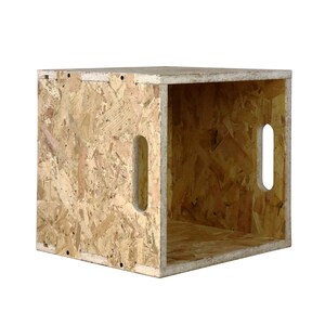 4 X Flat Pack OSB Record Crates - Etsy UK