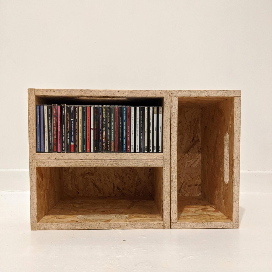 3 Pack 1/2 Width 12 Osb Record Crate - Etsy