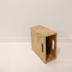 3 Pack 1/2 Width 12" Osb Record Crate - Etsy